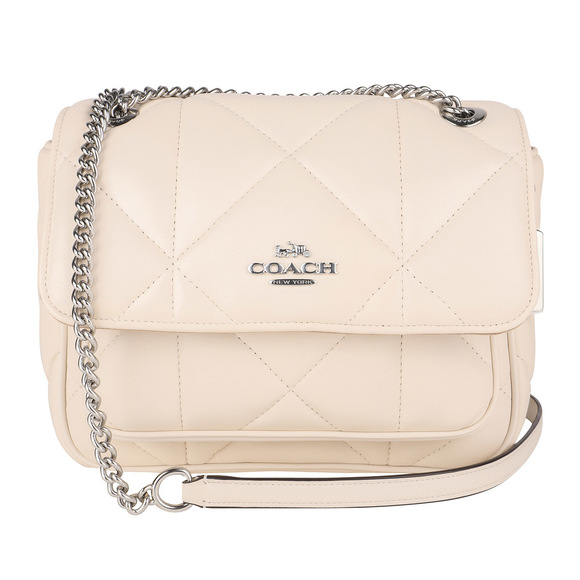 Coach | Bags | Coach Puffy Diamond Quilt Shoulder Bag White | Poshmark